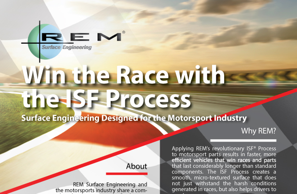 Siegen Sie im Rennen mit der ISF®-Prozess-Oberflächentechnik, speziell für den Motorsport ...
